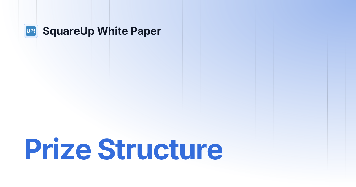 Prize Structure | SquareUp White Paper